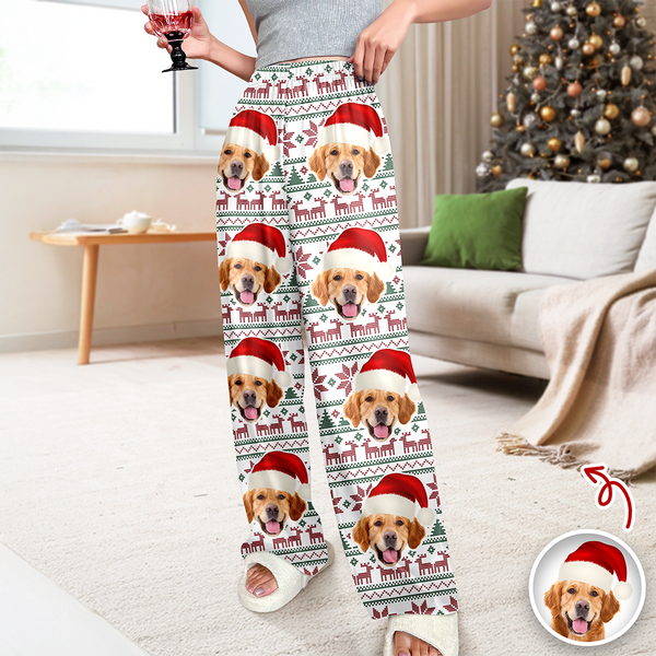 Custom Photo Christmas Is Coming Sweatpants Gift For Dog Lovers ...
