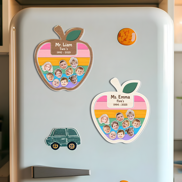 Custom Photo Thank You Teacher – Personalized Apple Shaker Locker ...