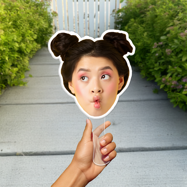 Custom Graduation Big Head Photo Face Fans Funny Personalized Gift ...