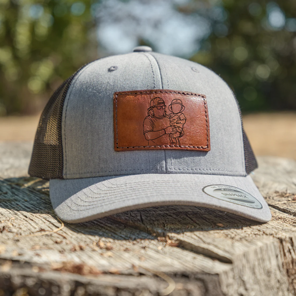 Custom Outline Portrait Family Classic Cap - Geckocustom.com