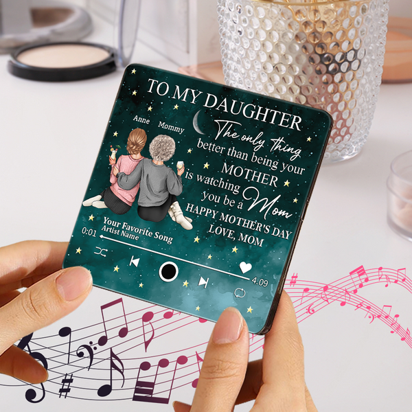 To My Daughter From Mom Happy Mother's Day Personalized Music Fridge ...