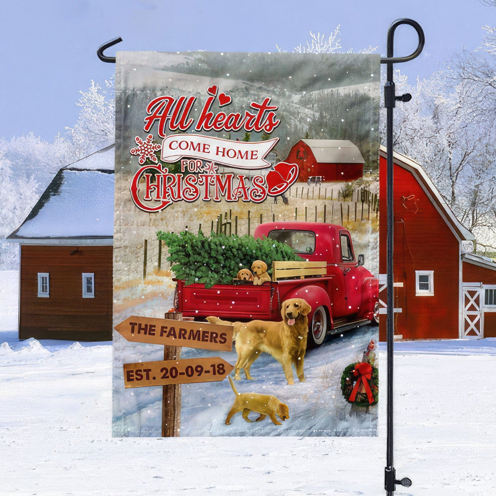 Personalized Christmas Garden Flag — GeckoCustom