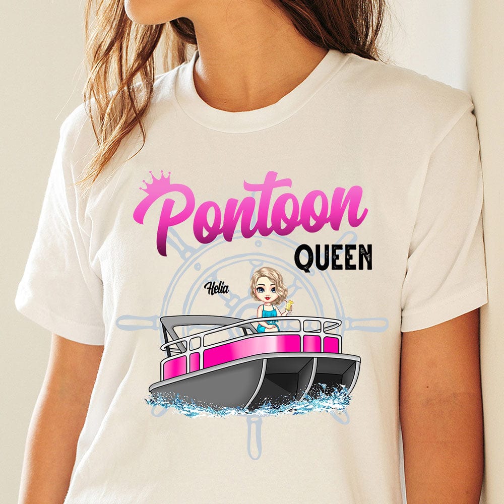 Boating Pontoon Queen Shirt TA29 889601 — GeckoCustom