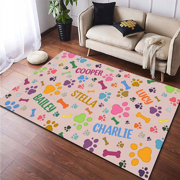 Personalized Patio Rug For Dog Lovers - Geckocustom.com