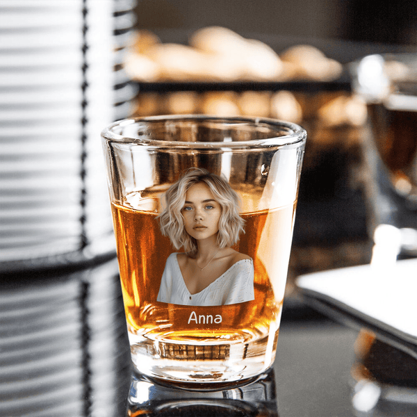 Custom Human Photo For Family Print Shot Glass TH10 892197 - GeckoCustom