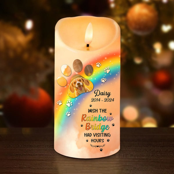 Custom Photo A Piece Of My Heart Miss You Memorial LED Candle HA75 891 ...