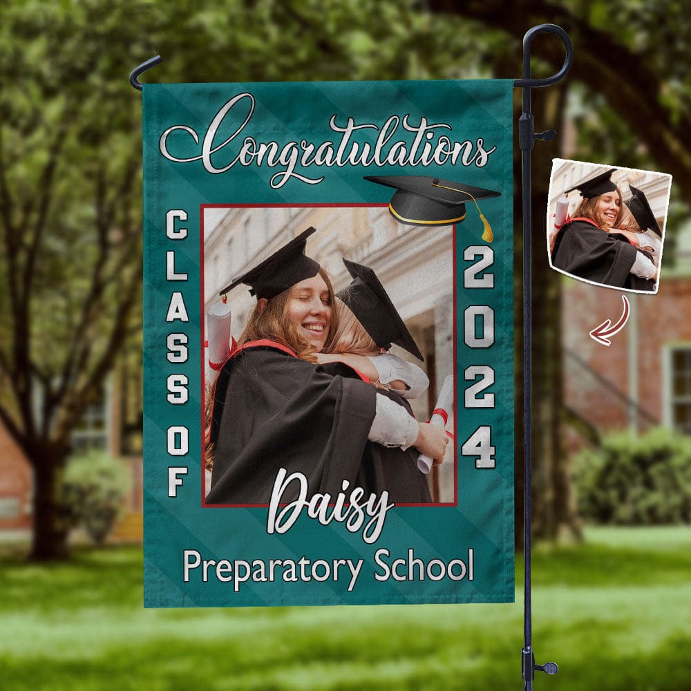 Personalized Garden Flag For Graduation Day - GeckoCustom