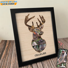 Custom Photo Deer Hunting Wood Picture Frame Ch07 896550 2 First Deer ...