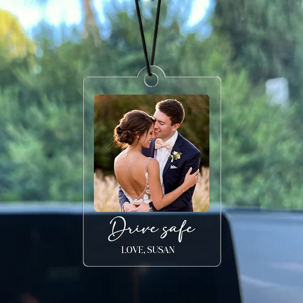 Personalized Photo Ornament • Custom Ornament • Drive Safe • Friendship ...