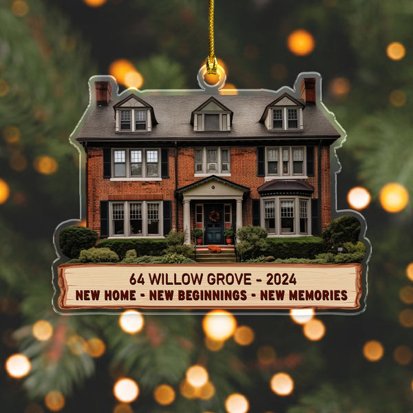 First Christmas Ornament, New House Ornament, Custom House Photo ...