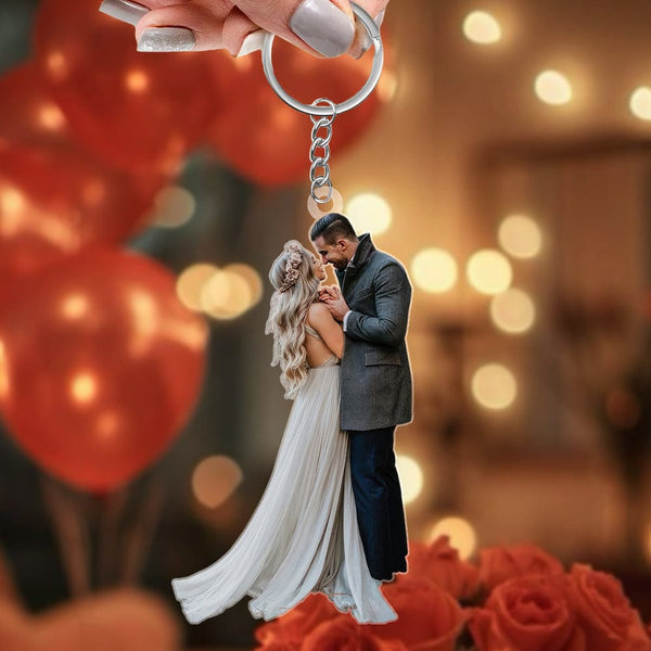 Custom Photo For Couple Valentine's Day Acrylic Keychain TH10 892261 ...