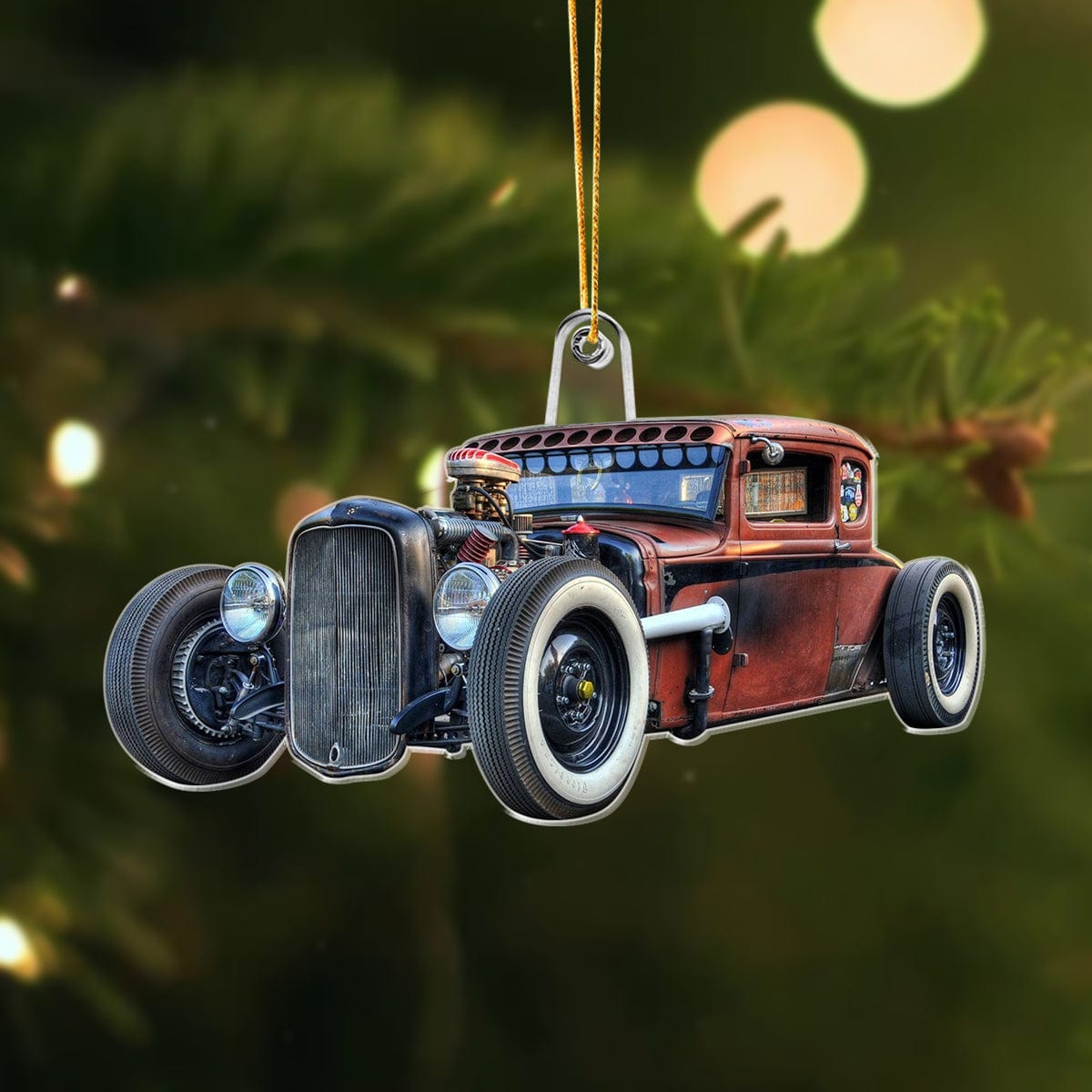 Custom Photo For Rad Rod Engine Build Lovers Acrylic Ornament N304 889 ...
