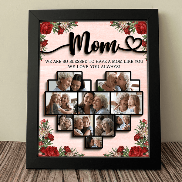 Custom Photo Mom To The World You Are One Person Picture Frame DA199 8 ...