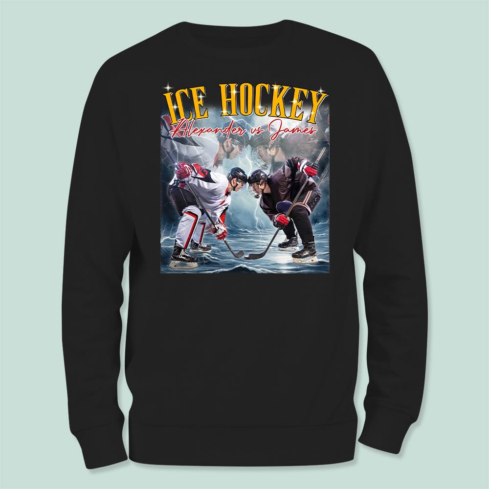 Custom Photo Sweatshirt, Retro Vintage Portrait, Personalized K228 889 ...