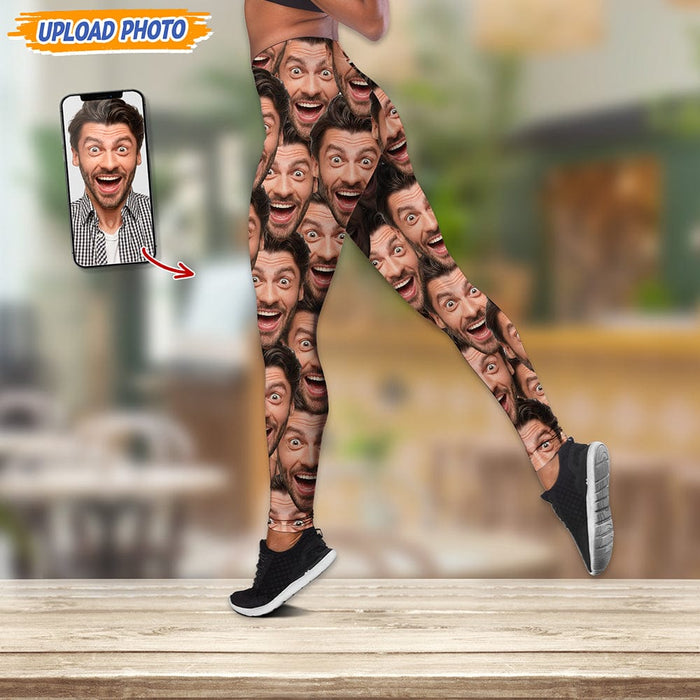 Custom Photo With Full Face Legging Set TA29 889329 — GeckoCustom