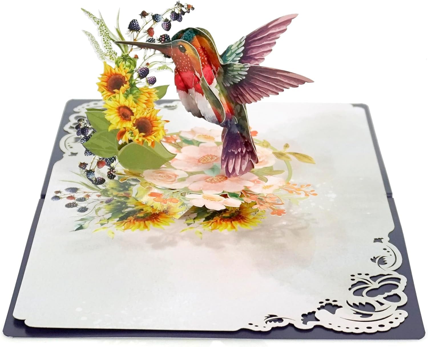 CUTPOPUP Hummingbird Birthday Card Pop Up, Mothers Day, Fathers Day, 3 ...