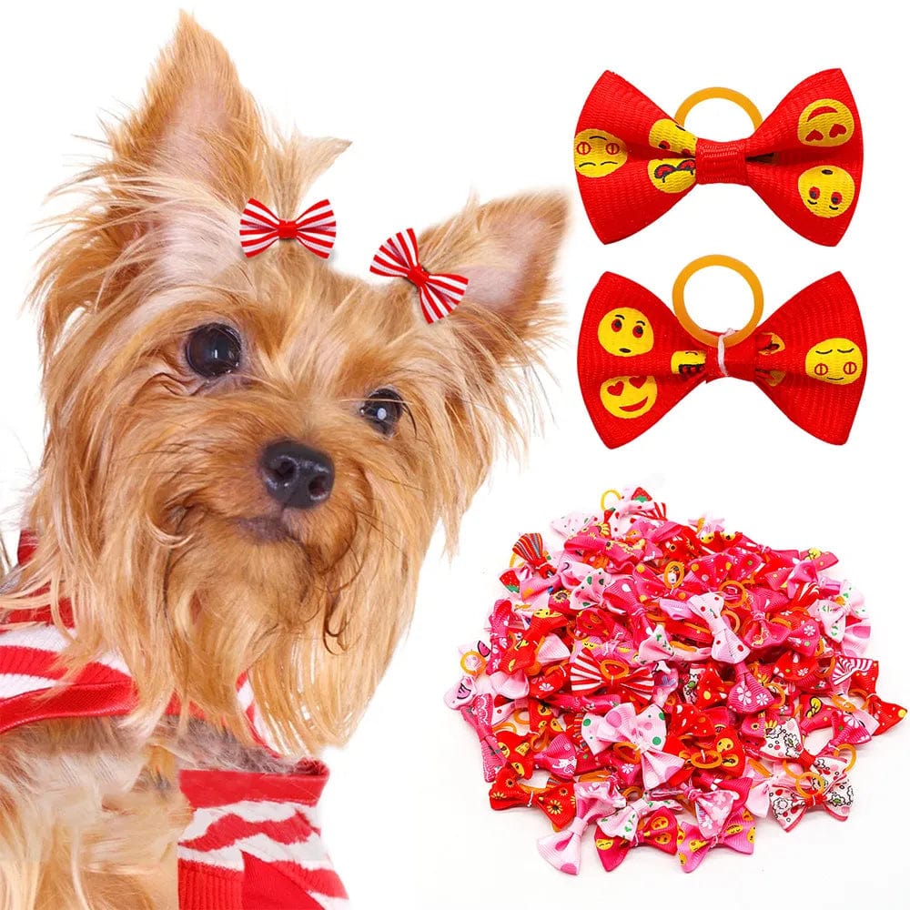 Valentine Day Little Daisy Style Hairpins for Dogs — GeckoCustom