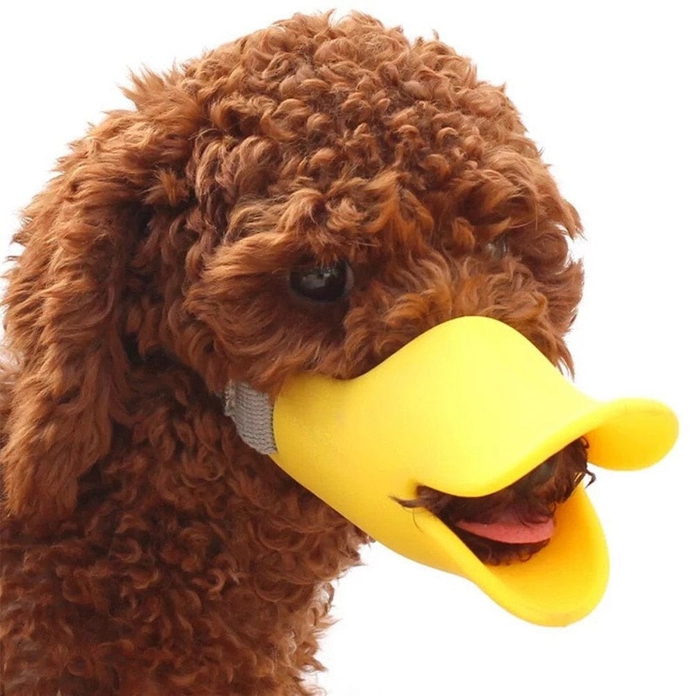 Dog Muzzle Silicone Duck Muzzle Mask for Pet Anti Bite Stop Barking ...