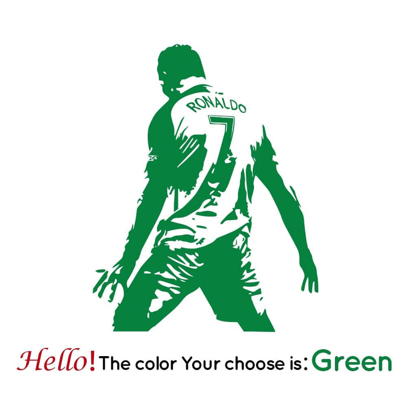 Football Cristiano Ronaldo Vinyl Wall Sticker - Geckocustom.com