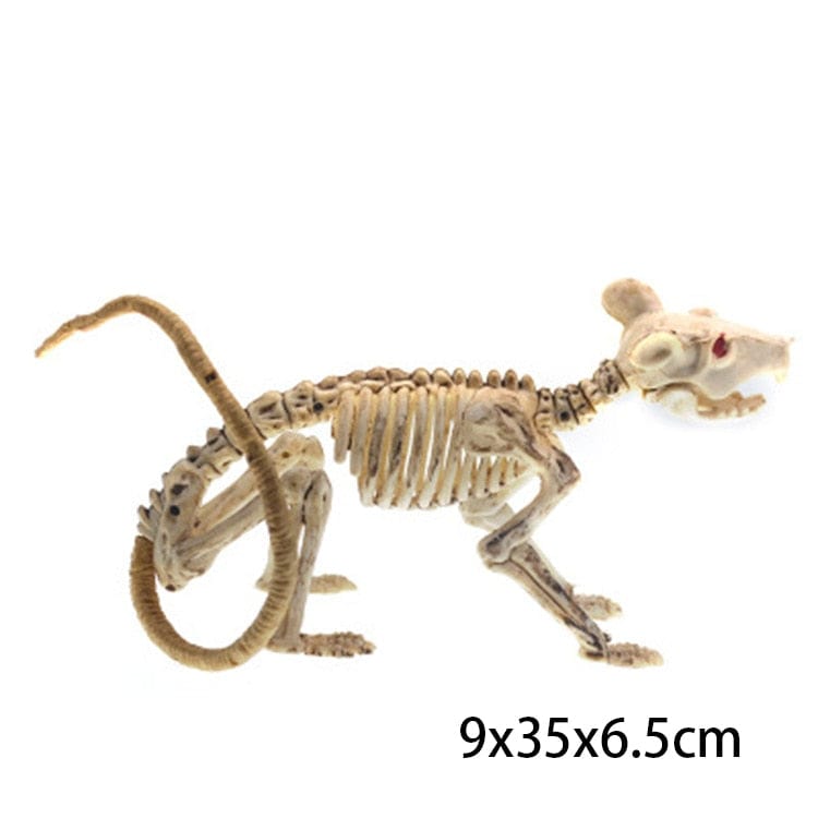 Halloween Horror Bats Skeleton Mouse Scorpion Lizard Bone Creepy Hallo ...