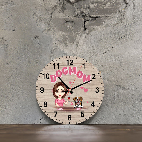 Happy Mother's Day Dog Mom Clock Personalized Gift DA199 890214 ...
