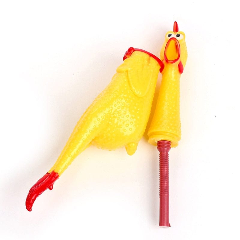 Screaming Chicken Squeeze Sound Dog Chew Toy - Geckocustom.com