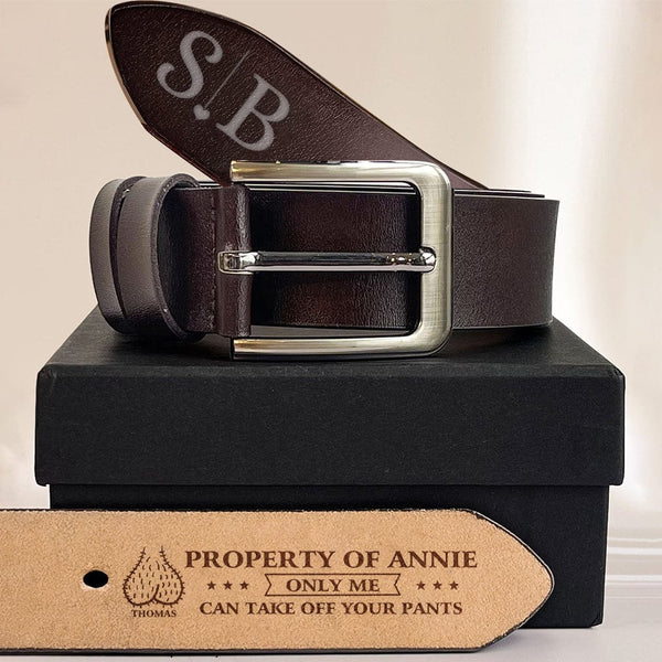 Only Me Can Take Off Your Pants Funny Belt Gift For Husband, Boyfriend ...