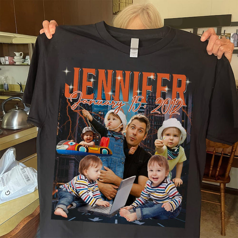 Personalized Shirt Portrait Photo With Retro Style HO82 N369 889685 ...