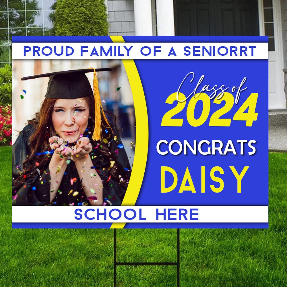 Personalized Yard Sign For Graduation - GeckoCustom