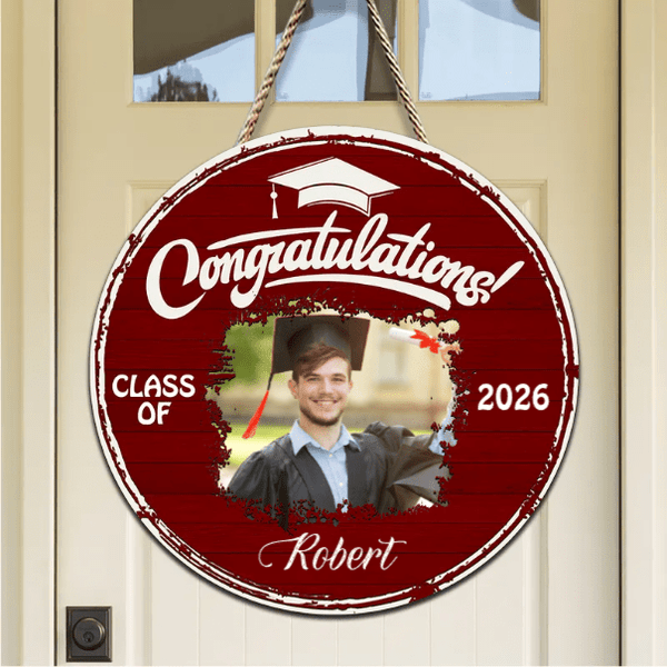 Personalized Door Sign For Graduation Gift - Geckocustom.com