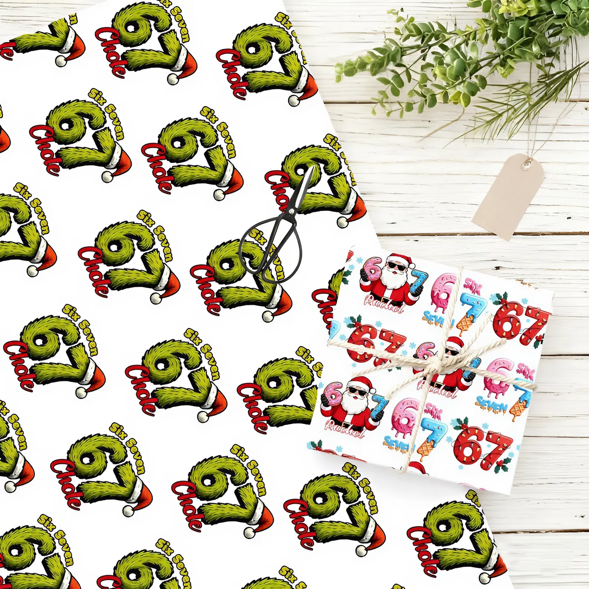 67 Christmas Wrapping Paper 67 Meme Funny Christmas Gift Wrap for Kids ...