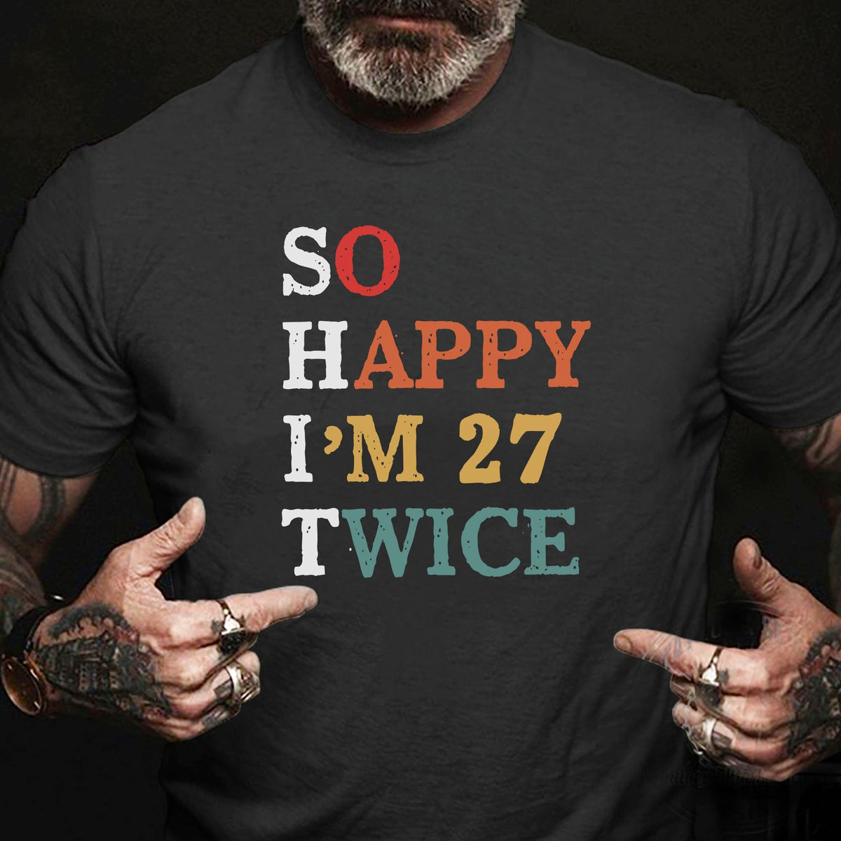 Birthday So Happy Personalized Custom Birthday Shirt — GeckoCustom