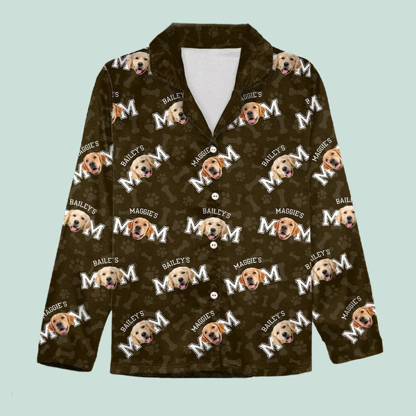 Custom Photo Dog Dad Dog Mom Pajamas N304 888801 - Geckocustom.com