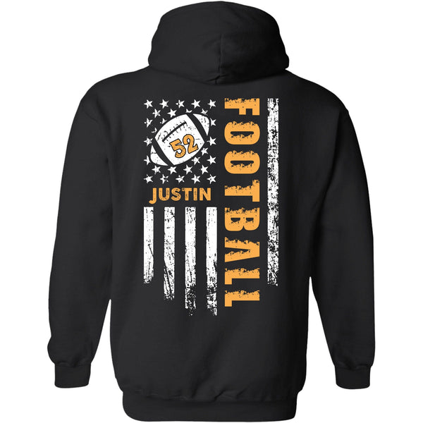 Personalized Custom Football Backside Shirts - GeckoCustom